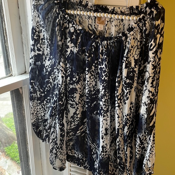 JM Collection | Tops | Jm Blouse Large | Poshmark
